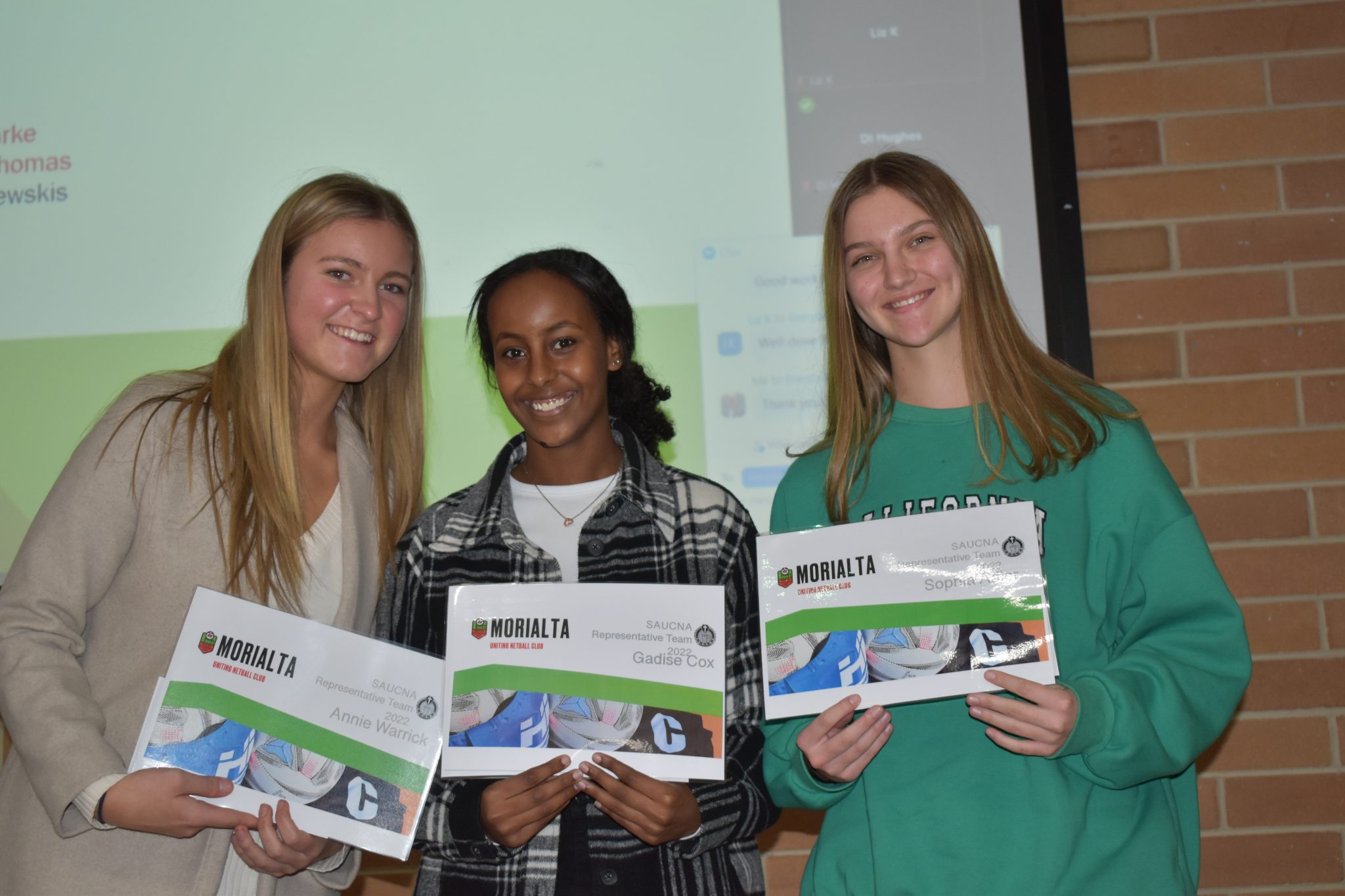 Rep. Players and Officials - Morialta Uniting Netball Club